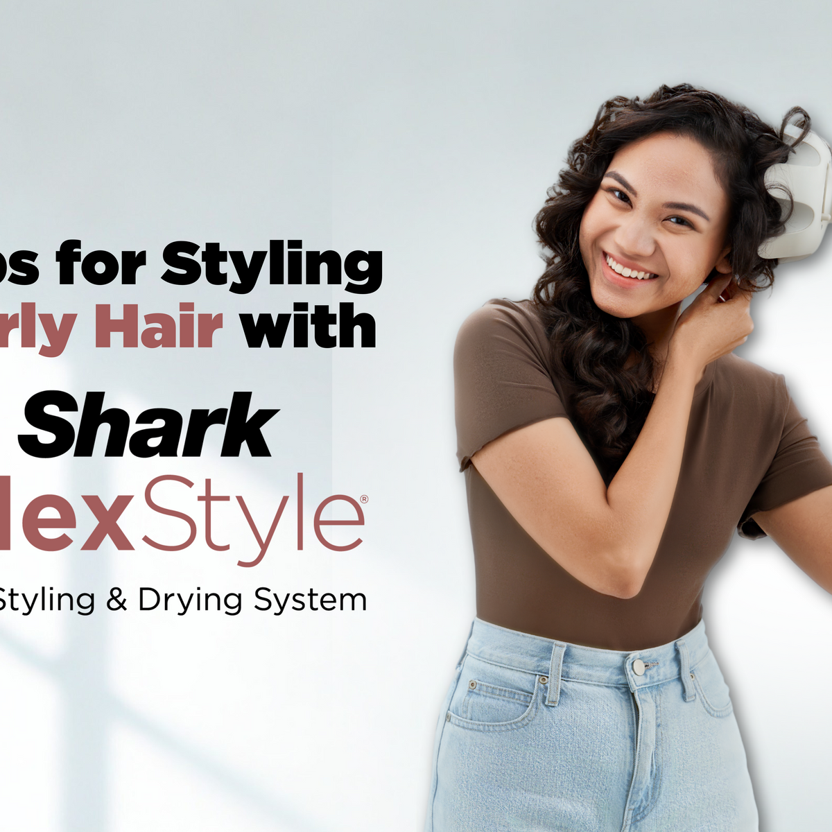 Tips for Styling Curly Hair with Shark FlexStyle Full Package l SN PH ...