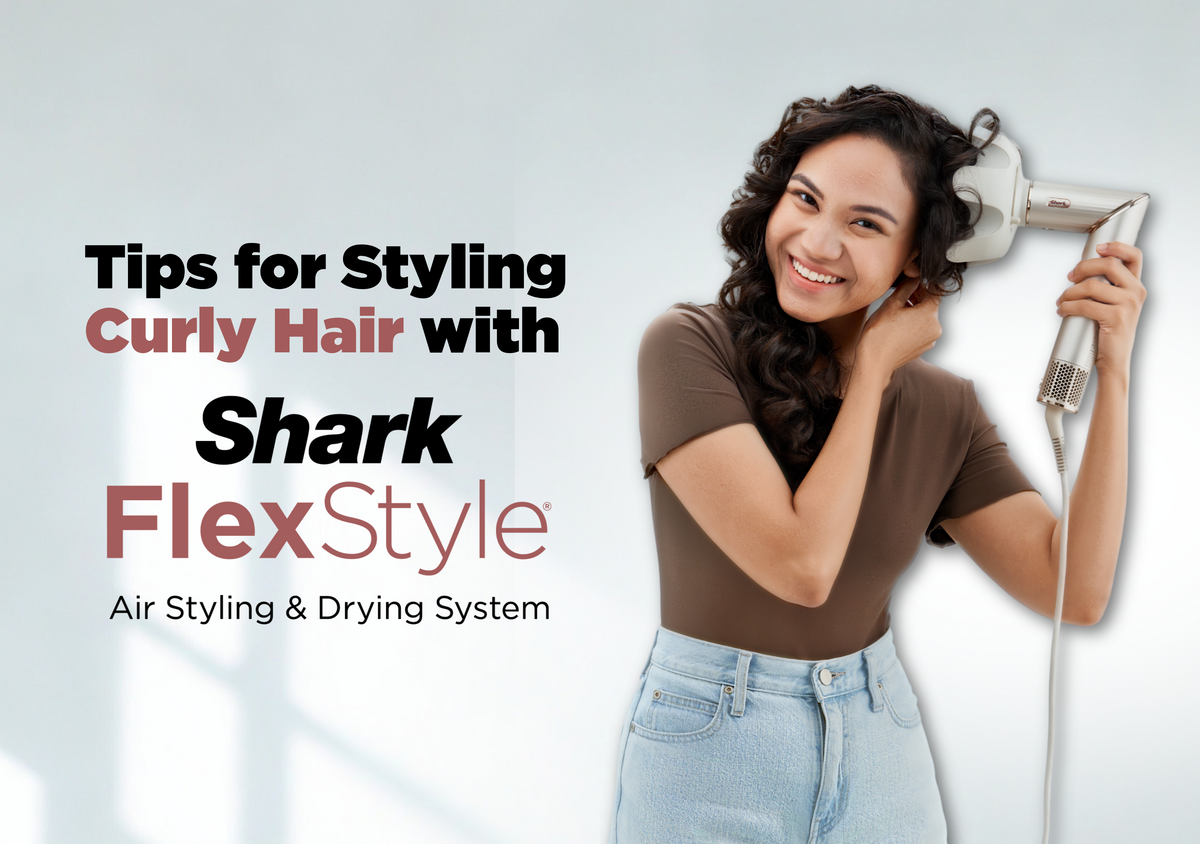 Tips for Styling Curly Hair with Shark FlexStyle Full Package l SN PH ...